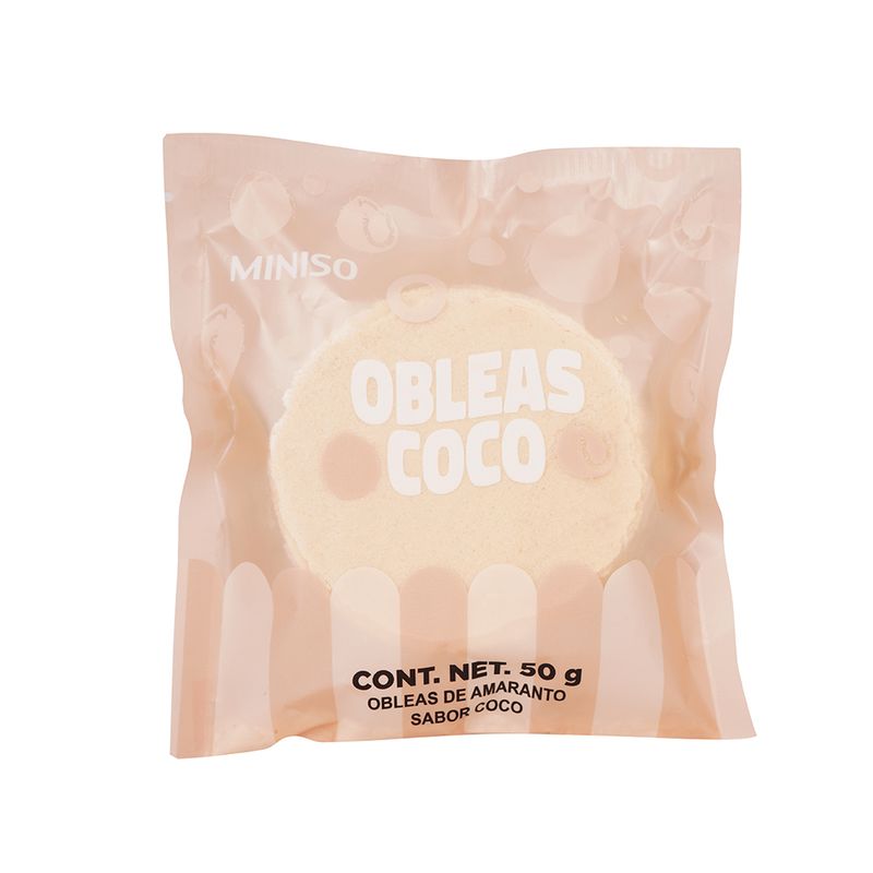 Snack Obleas Coco - Snacks - Miniso en Línea
