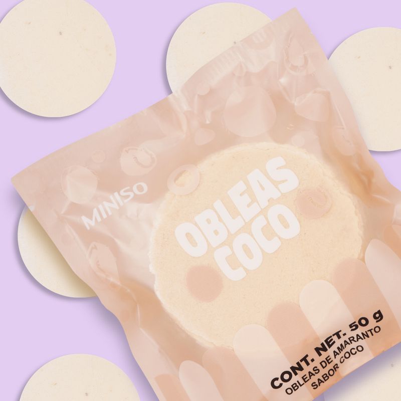 Snack Obleas Coco - Snacks - Miniso en Línea